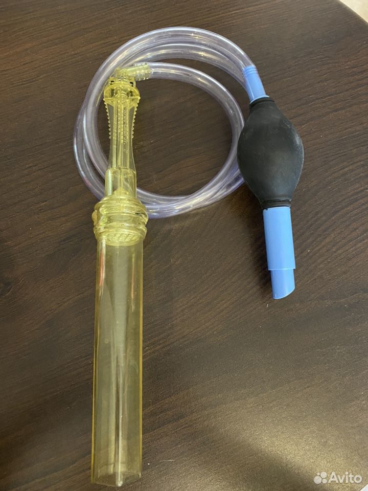 Сифон с грушей для аквариума