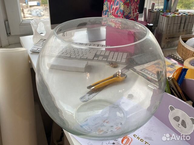 Аквариум колба шар