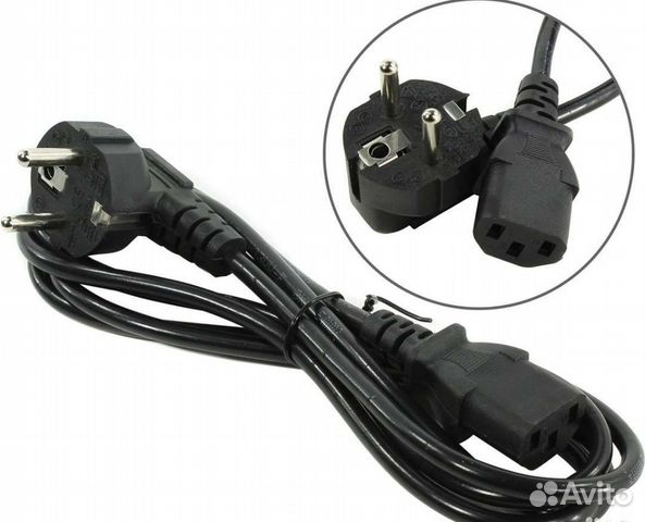 Кабель 220 V для питания компьютера купить в Санкт-Петербурге ...