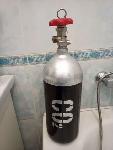 Баллон для подачи углекислого газа